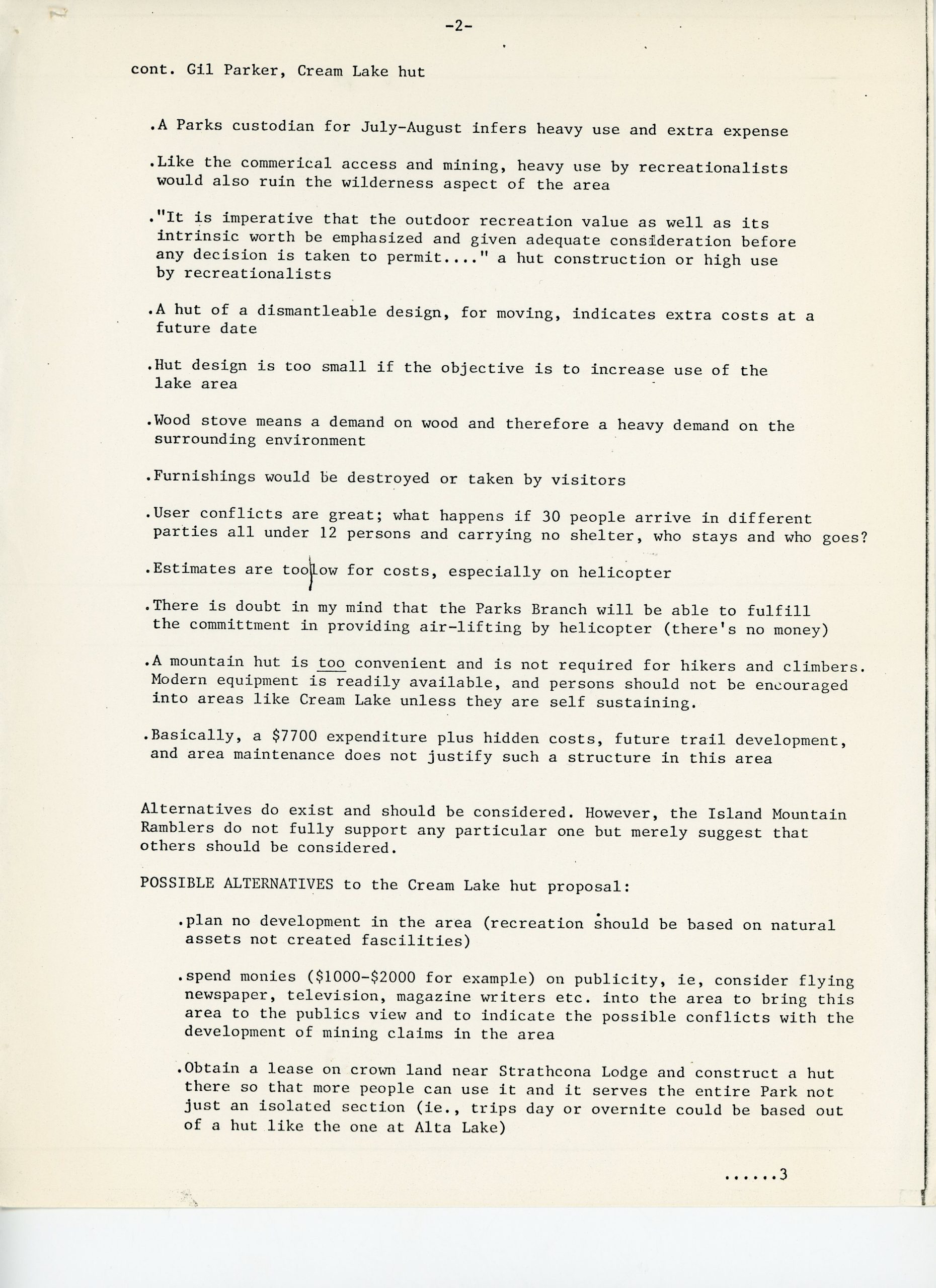 1975 – 1979 – Alpine Club of Canada Vancouver Island Section